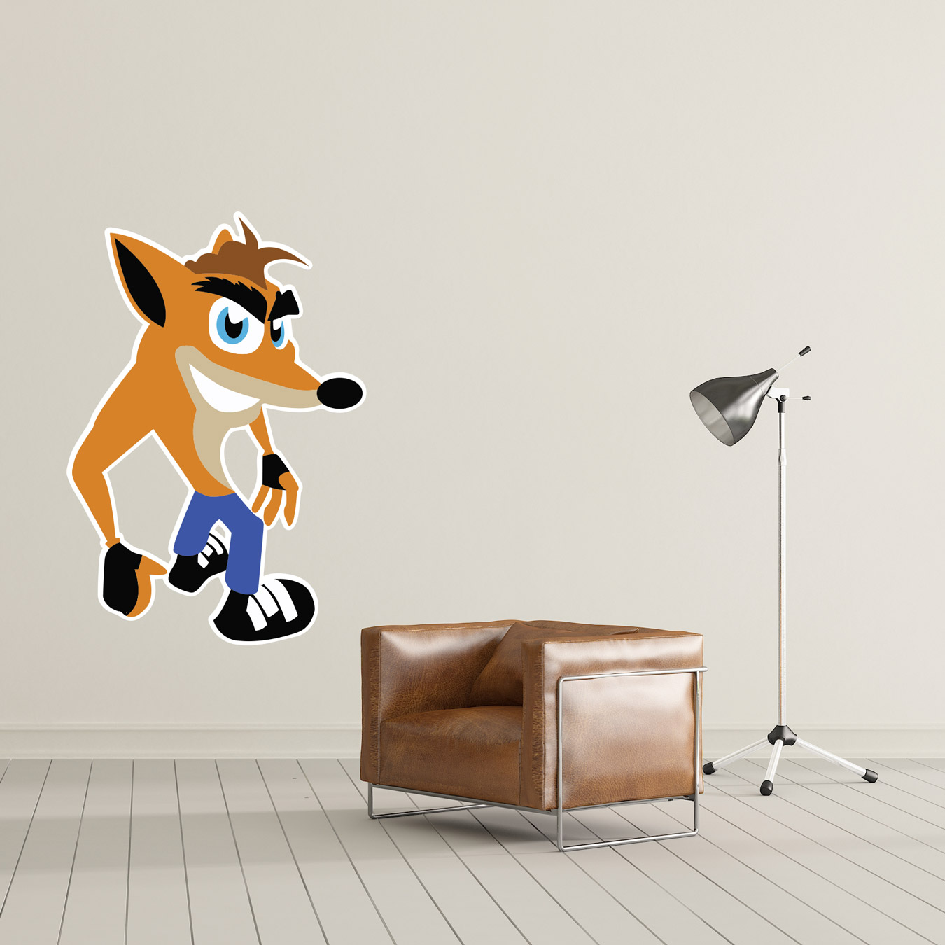Sticker Mural Crash Bandicoot - Sticker Deco