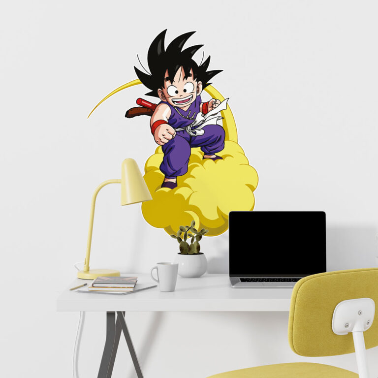 Sticker Mural Goku Kid Nuage - Stickers Manga - Stickerdeco.fr