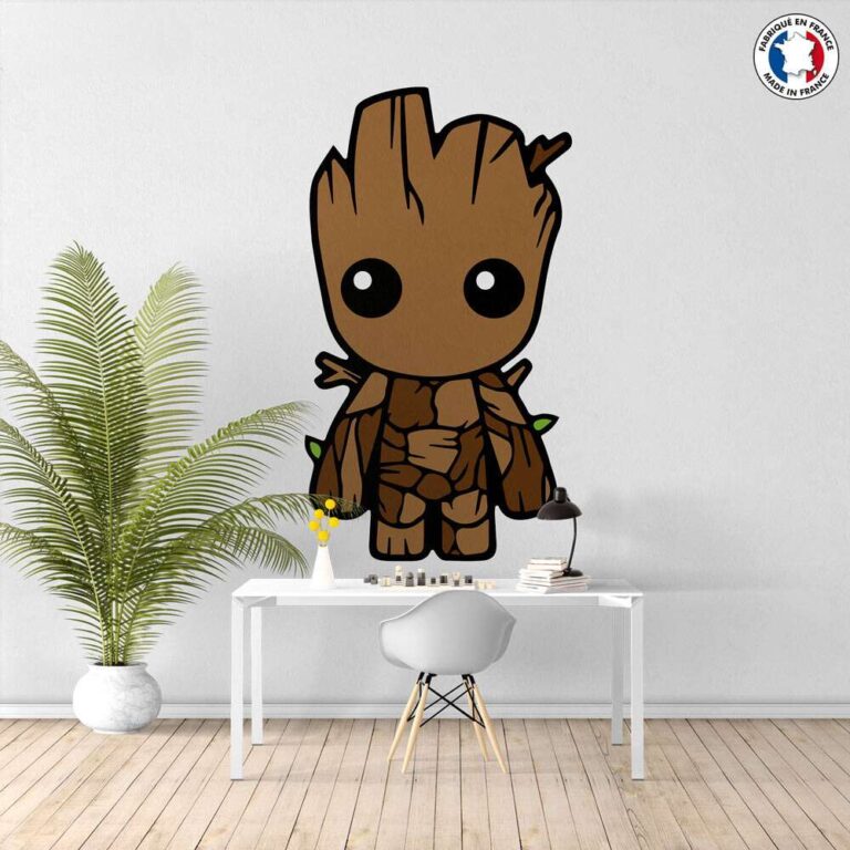 Sticker Mural Baby Groot | Autocollants Groot | Stickerdeco.fr