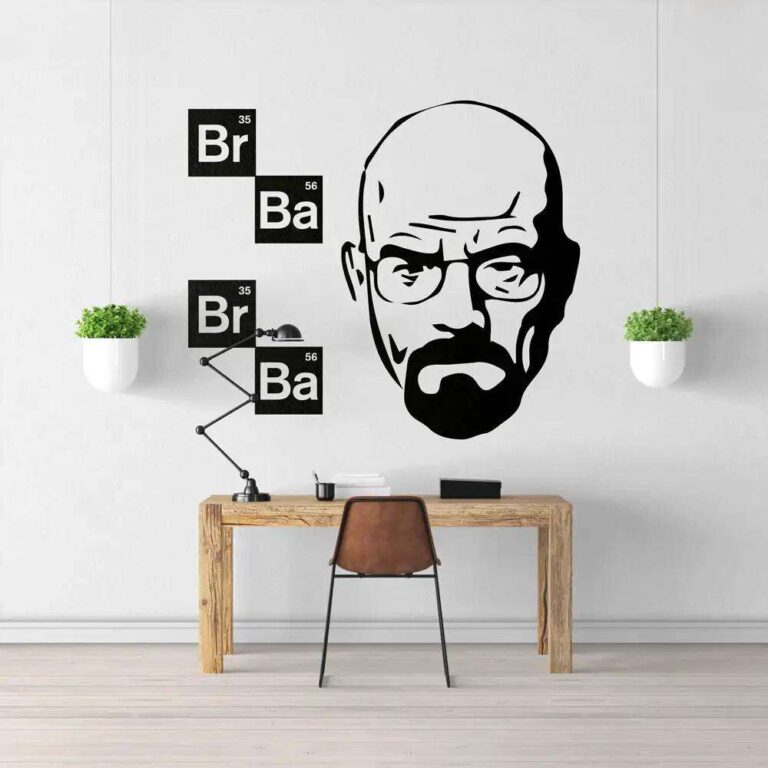 Sticker Breaking Bad Heisenberg - Adhésif - Stickedeco.fr