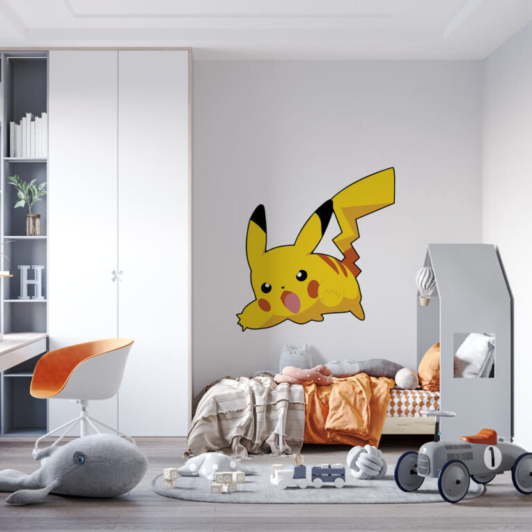 Sticker Mural Pikachu | Autocollants | StickerDeco.fr
