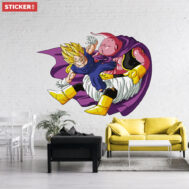 Sticker Mural Vegeta vs Boo | Autocollants | StickerDeco.fr