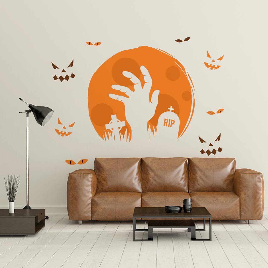 Sticker Mort Vivant Halloween | Stickers Halloween | Stickerdeco.fr
