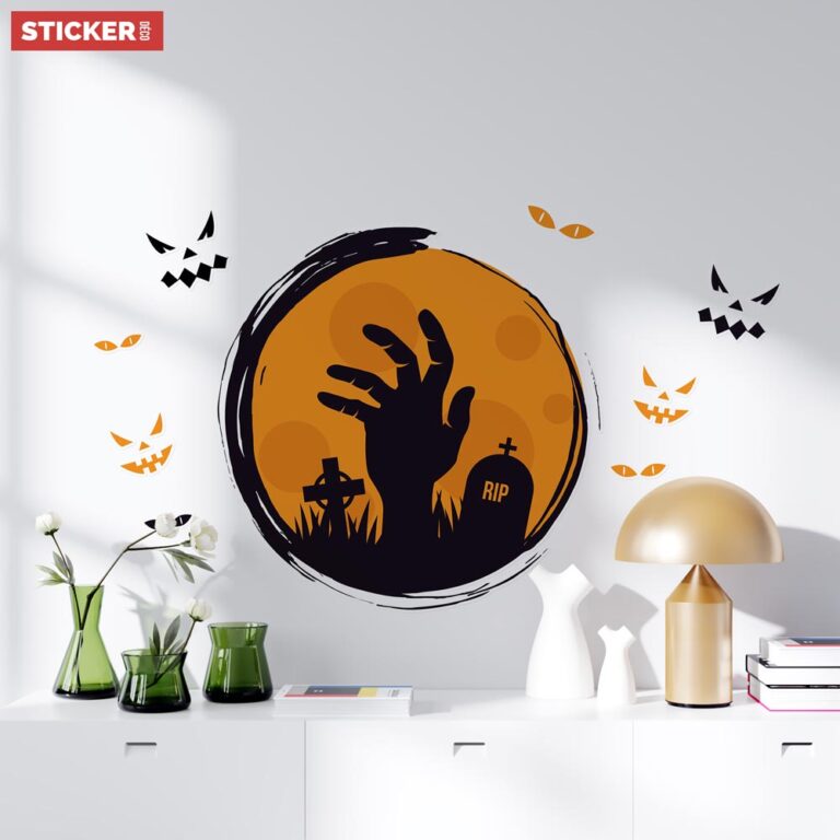 Sticker Mort Vivant Halloween | Stickers Halloween | Stickerdeco.fr