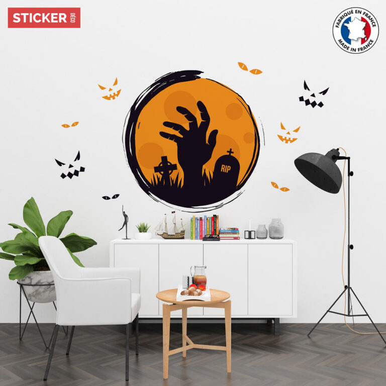 Sticker Mort Vivant Halloween | Stickers Halloween | Stickerdeco.fr