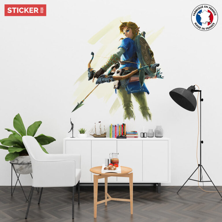 Sticker Zelda Link Breath of the Wild - Sticker Zelda | Stickerdeco.fr