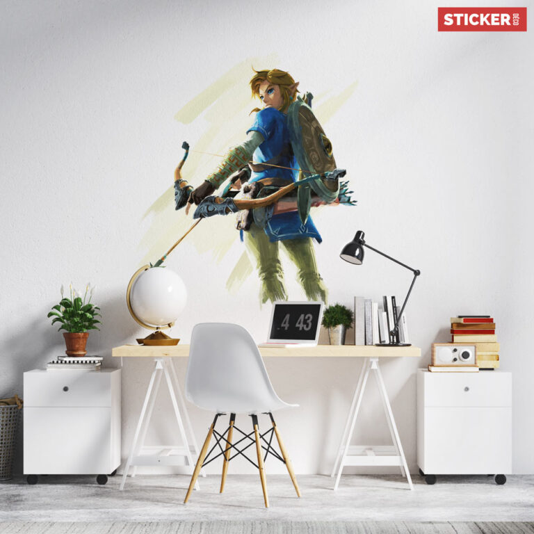 Sticker Zelda Link Breath of the Wild - Sticker Zelda | Stickerdeco.fr