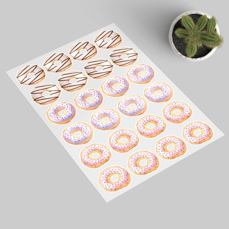 Stickers Donuts - Stickers Chambre Bébé | Stickerdeco.fr
