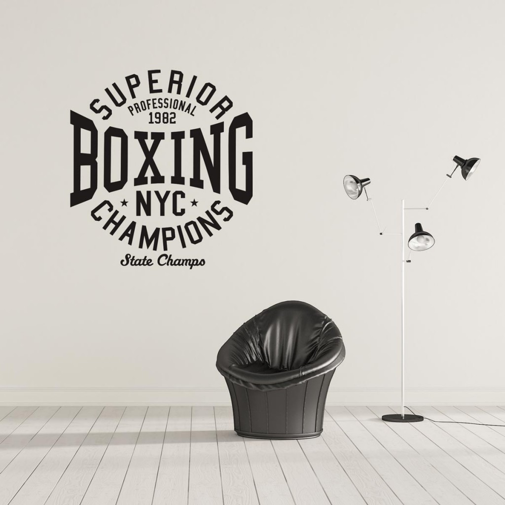 Sticker Boxe | Stickers Sport | Adhésifs Muraux | Stickerdeco.fr