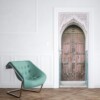 Sticker Porte Orientale Bois | Stickers Portes | StickerDeco.fr