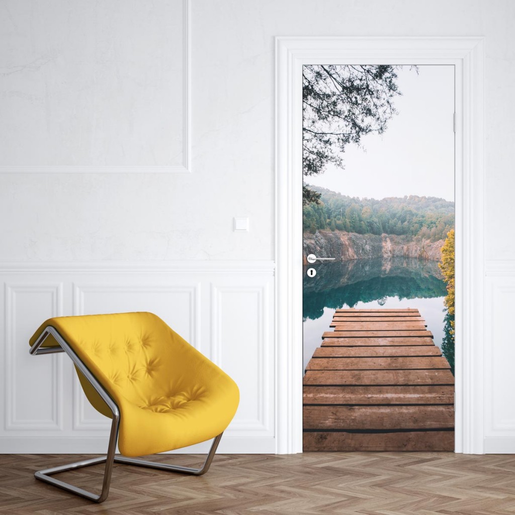 Sticker Porte Grange | Stickers Porte | Stickerdeco.fr