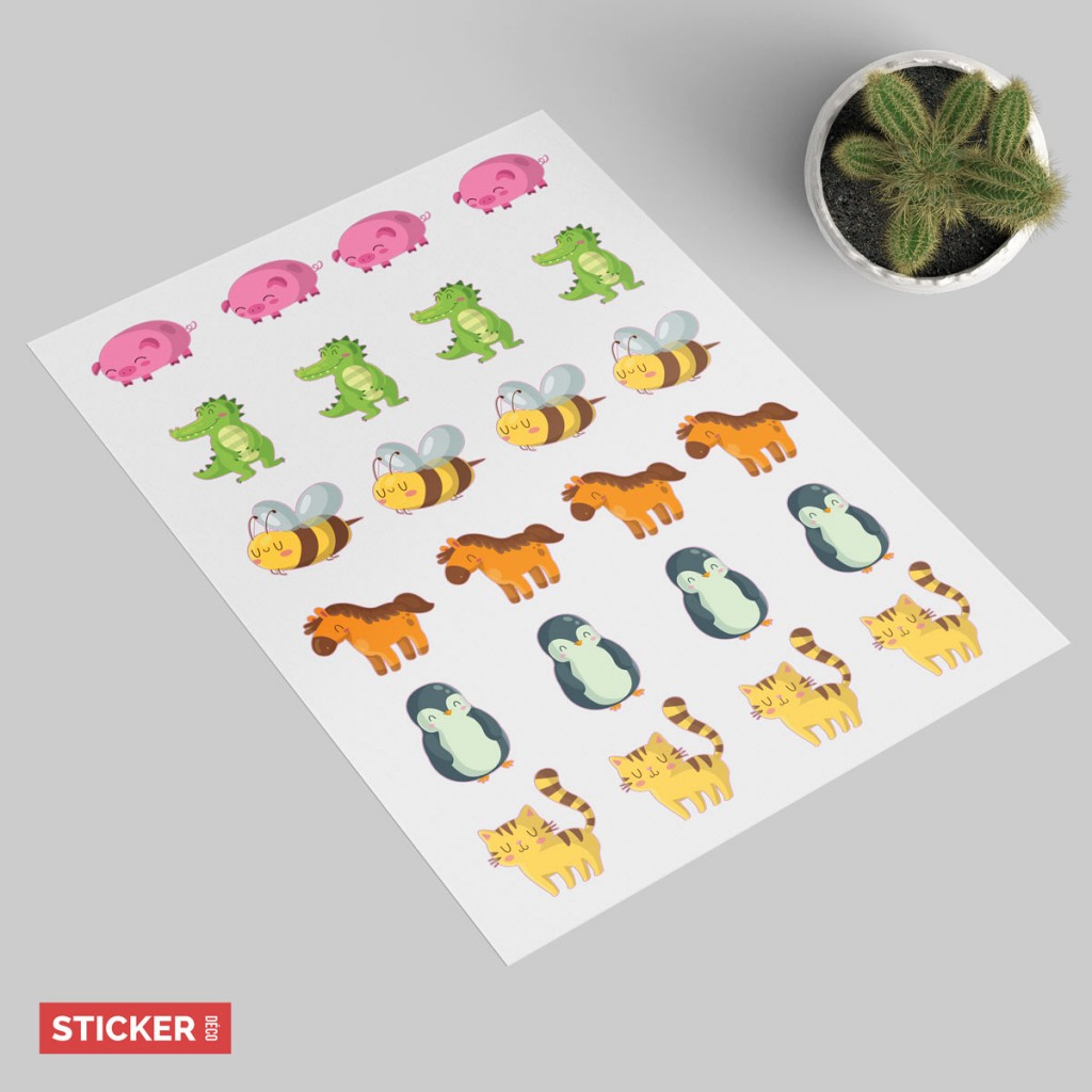 Sticker Elephantides | Sticker Animaux | Elephant | Stickerdeco.fr