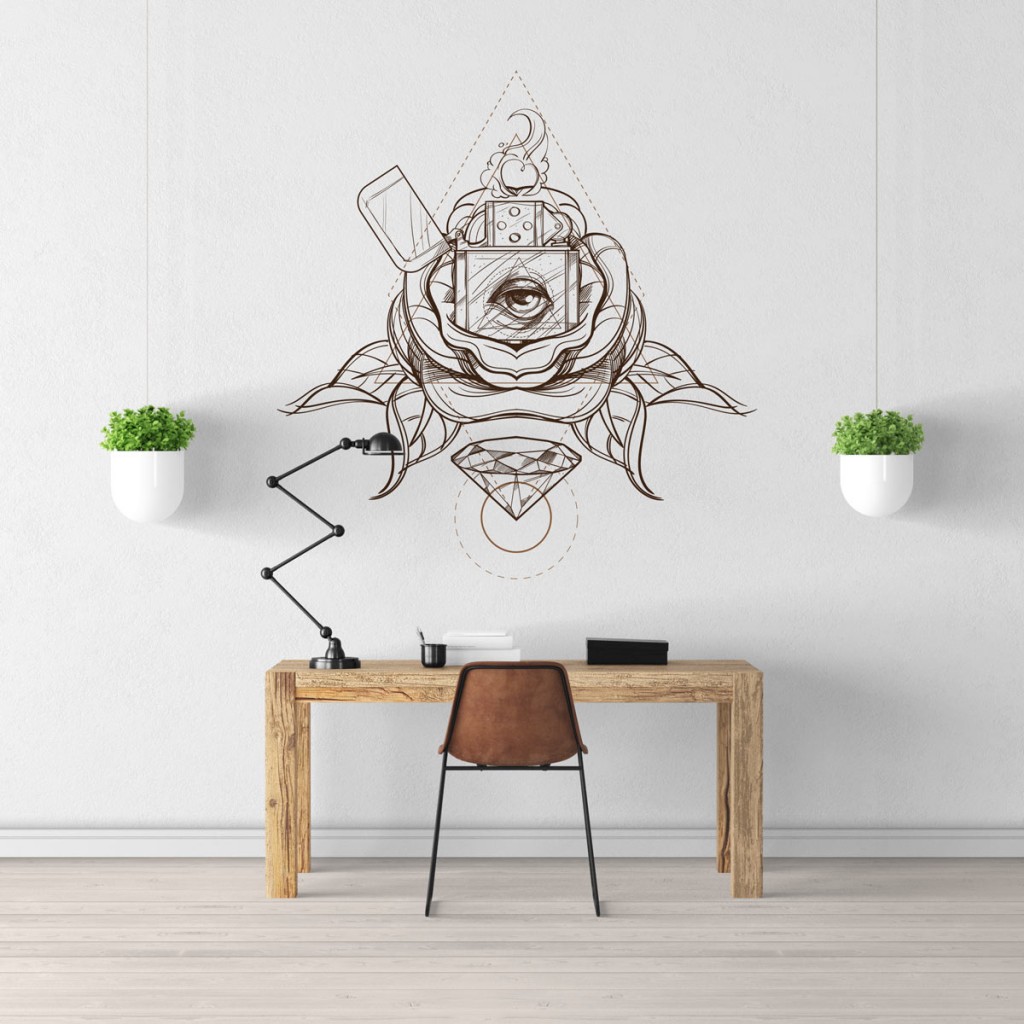 Sticker Illuminati | Stickers Conspiration | Autocollants | Stickerdeco.fr