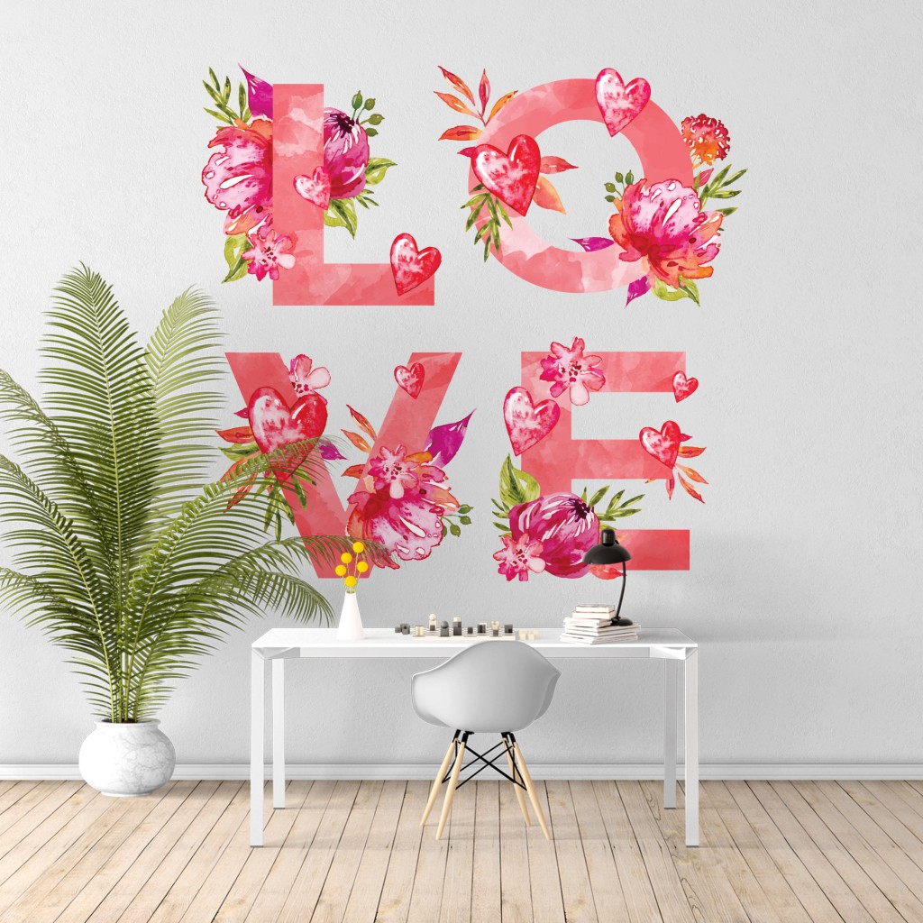 Sticker Love | Stickers Amour | Autocollants | Stickerdeco.fr