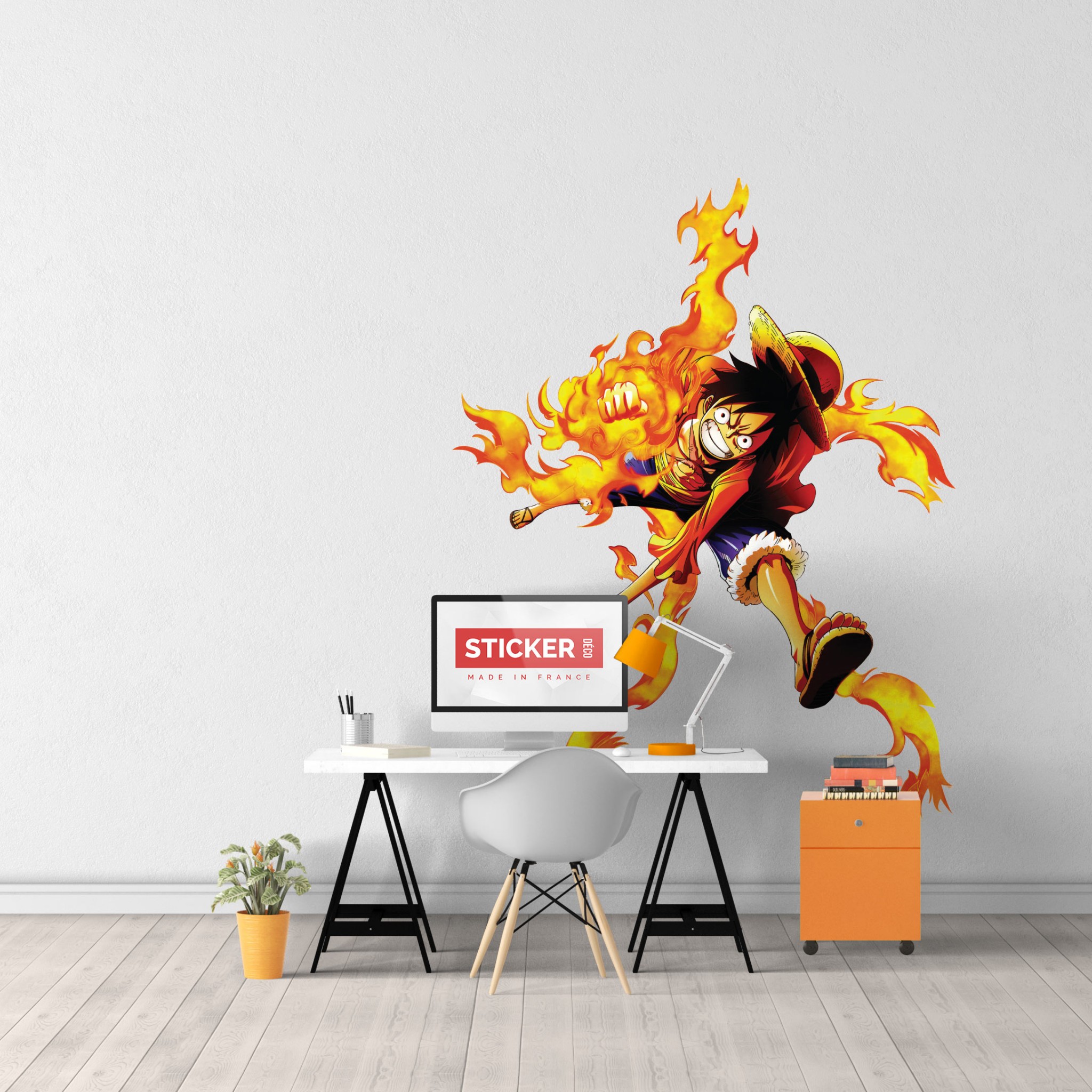 Sticker Luffy - Stickers One Piece - Autocollants | Stickerdeco.fr