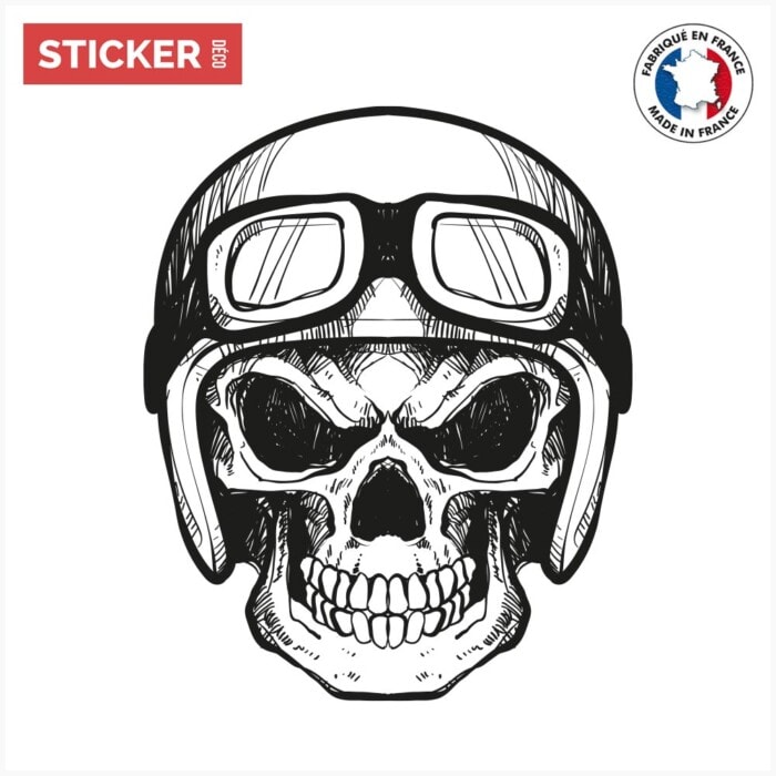 Sticker Moto Dessin Crayon | Stickers Motos | StickerDeco.fr