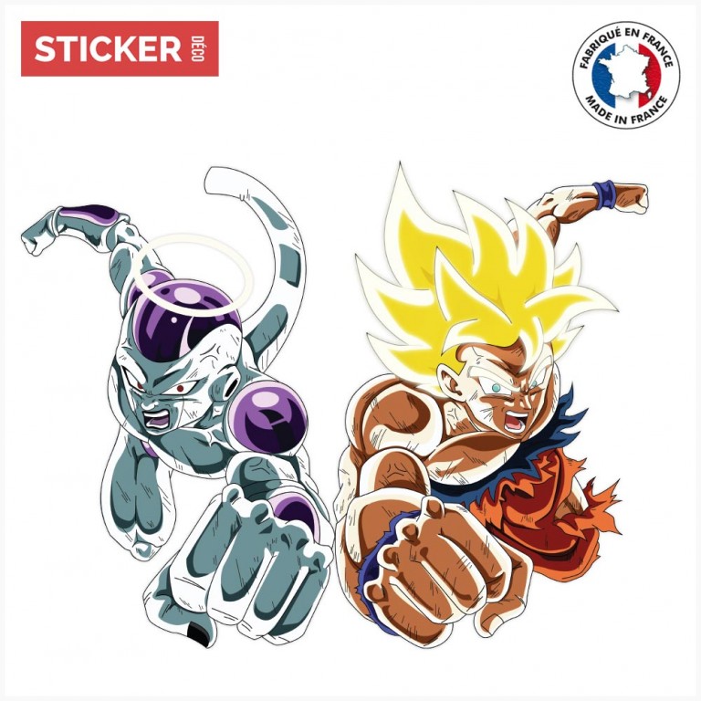 Sticker Goku Freezer | Dragon Ball Z | Autocollants | StickerDeco.fr