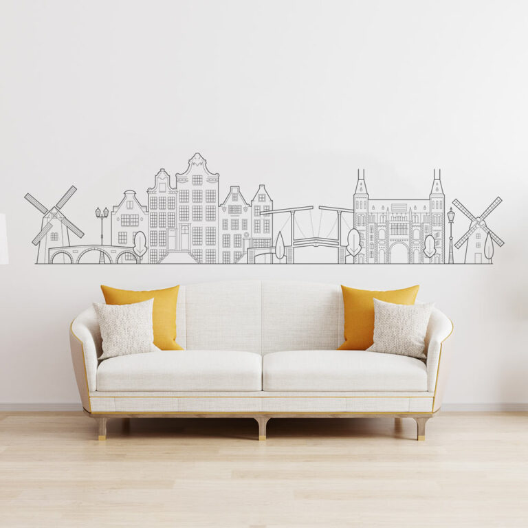 Sticker Amsterdam | Stickers Monuments | Stickerdeco.fr
