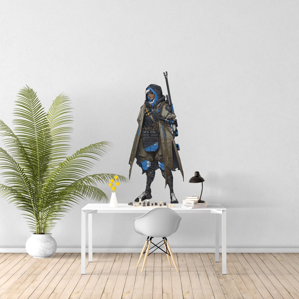 Sticker Ana Overwatch - Stickers Overwatch | Stickerdeco.fr