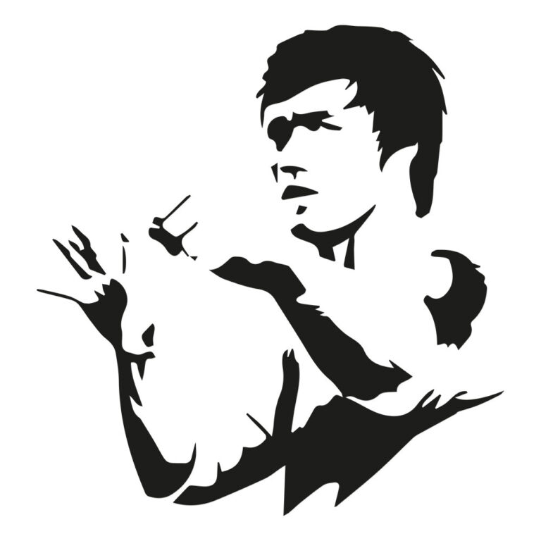 Sticker Bruce Lee - Stickers Bruce Lee | Stickerdeco.fr