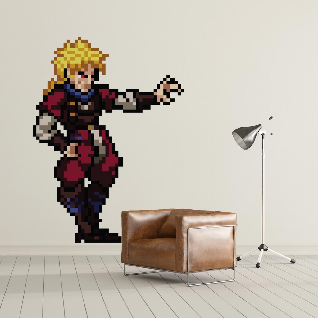Sticker Dio Pixel Art - Sticker Jojo's Adventure | Stickerdeco.fr