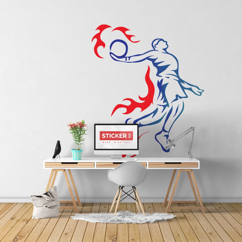 Sticker Dunk Ardent | Stickers Basket | Stickerdeco.fr