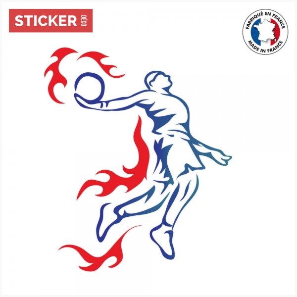 Sticker Basketteur Dunk | Stickers Sport | Stickerdeco.fr