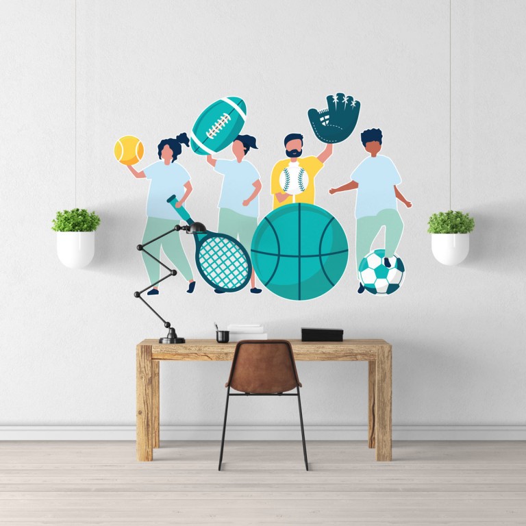 Sticker Skate Cassé - Stickers Sport - Autocollants | Stickerdeco.fr