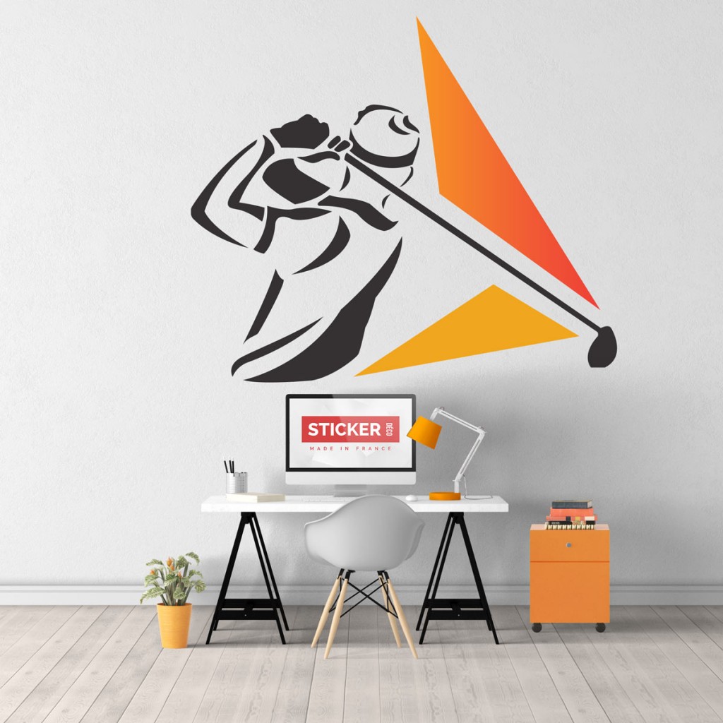 Sticker Golf | Stickers Sports | Stickerdeco.fr