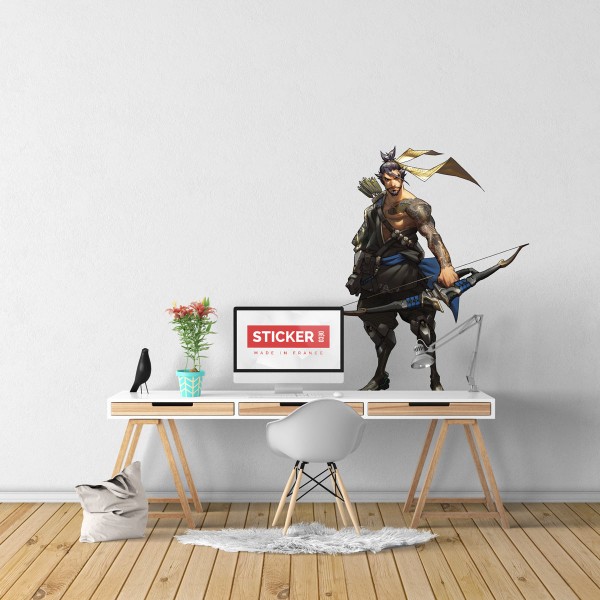 Sticker Hanzo Overwatch - Stickers Overwatch | Stickerdeco.fr