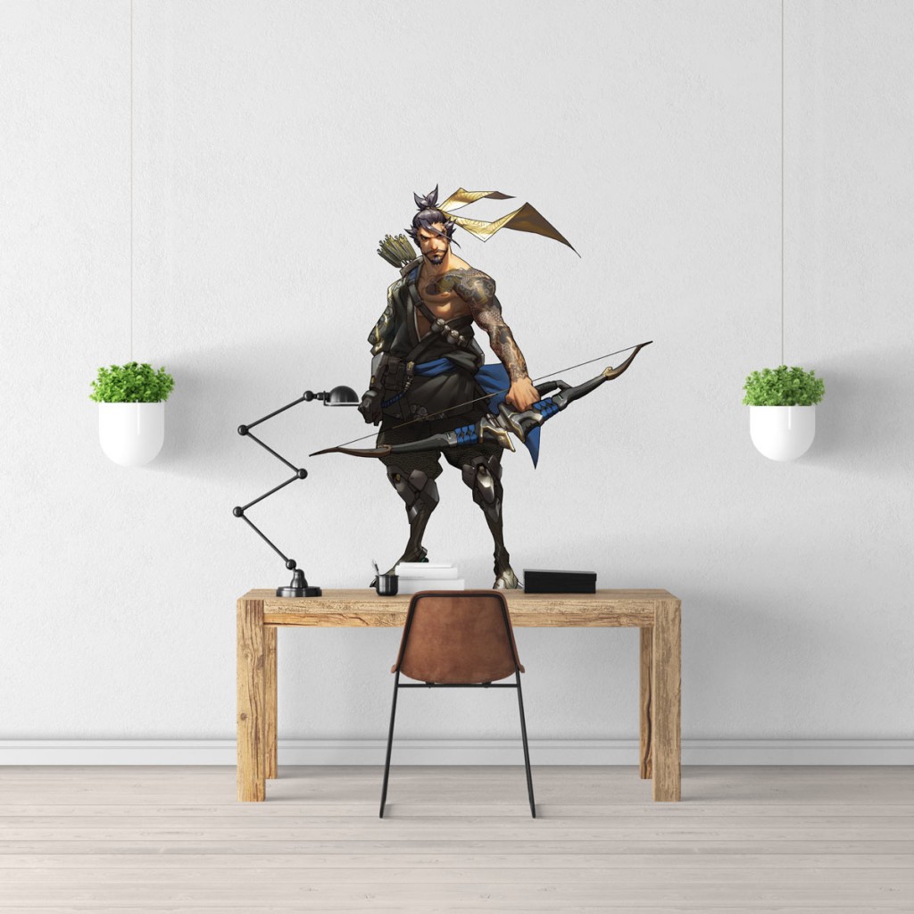 Sticker Hanzo Overwatch - Stickers Overwatch | Stickerdeco.fr