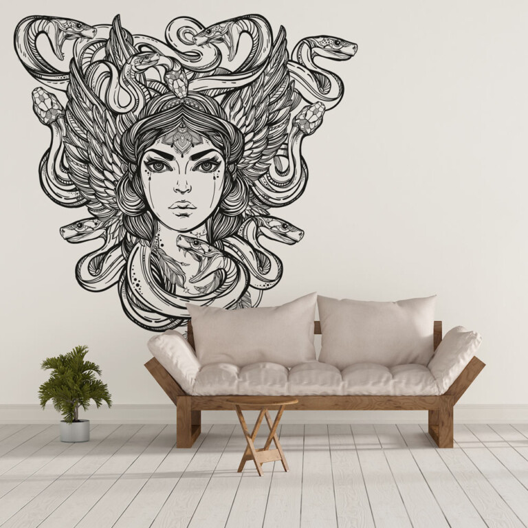 Sticker Medusa - Stickers Mandalas - Autocollants | Stickerdeco.fr
