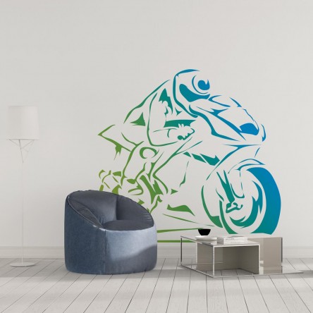 Sticker Motard - Stickers Sports - Autocollants | Stickerdeco.fr