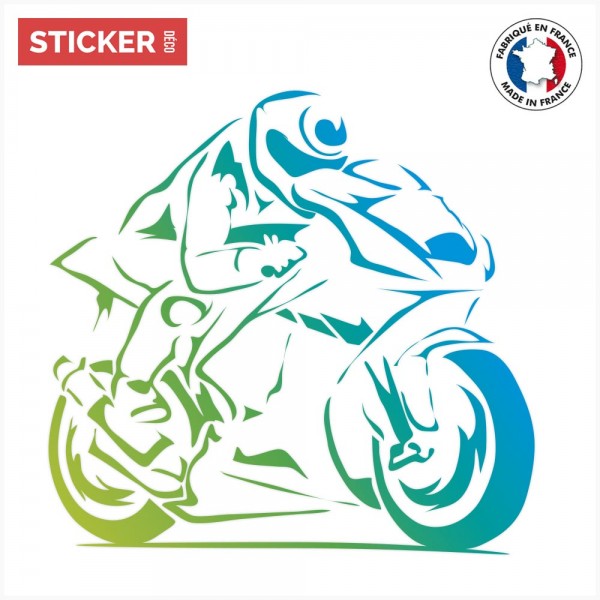 Sticker Motard - Stickers Sports - Autocollants | Stickerdeco.fr