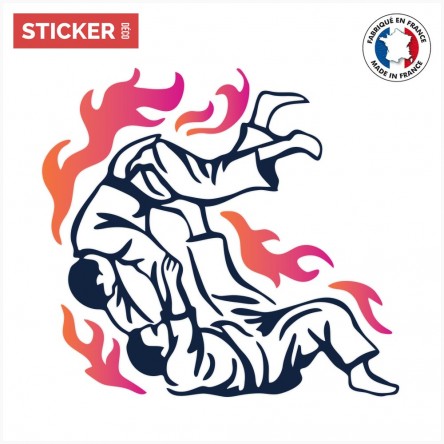 Sticker Judoka | Stickers Judo | Autocollants Arts Martiaux ...