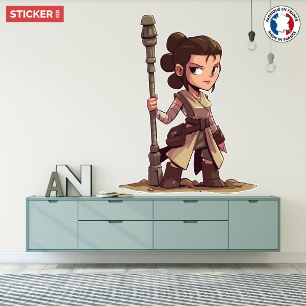 Sticker Rey Star Wars - Stickers Star Wars - Autocollants | Stickerdeco.fr