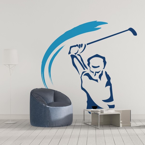 Sticker Swing Golf | Stickers Sports | Stickerdeco.fr