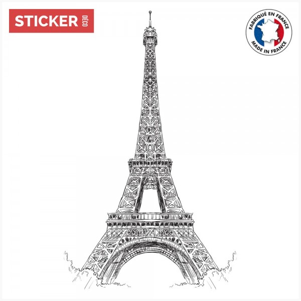 Sticker Tour Eiffel | Stickers Paris | Autocollants | Stickerdeco.fr
