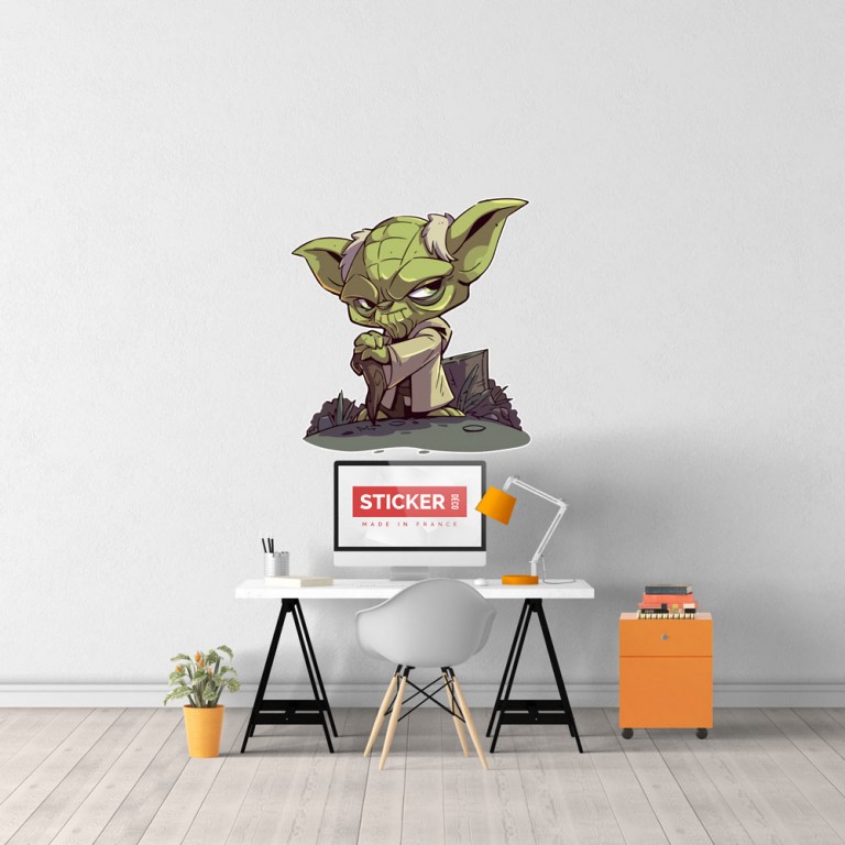 Sticker Yoda | Stickers Star Wars | Autocollants | Stickerdeco.fr
