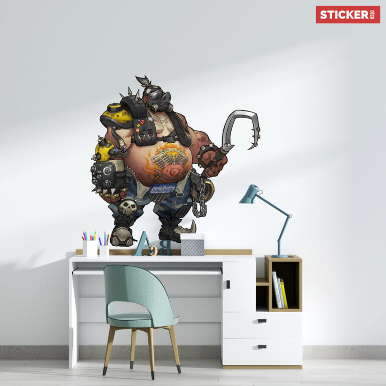 Sticker Chopper Overwatch - Stickers Overwatch | Stickerdeco.fr