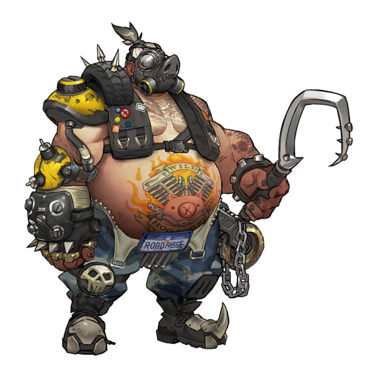Sticker Chopper Overwatch - Stickers Overwatch | Stickerdeco.fr