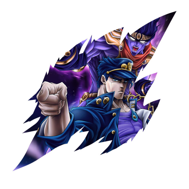 Sticker Jotaro Star Platinium - Sticker Jojo's - Stickerdeco.fr