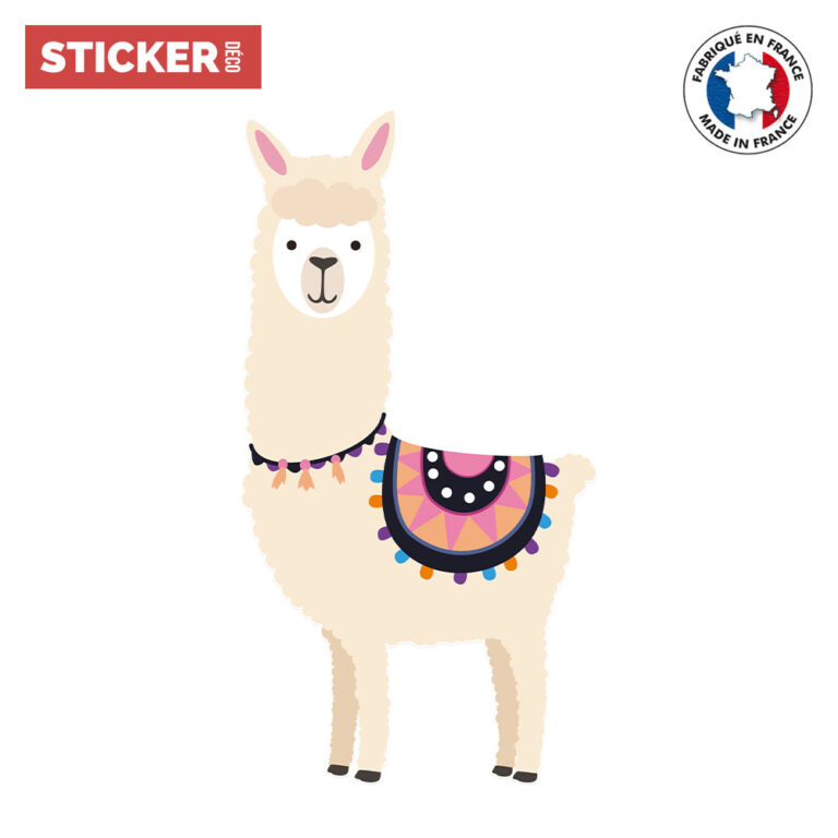 Sticker Lama | Sticker Animaux | Stickerdeco.fr