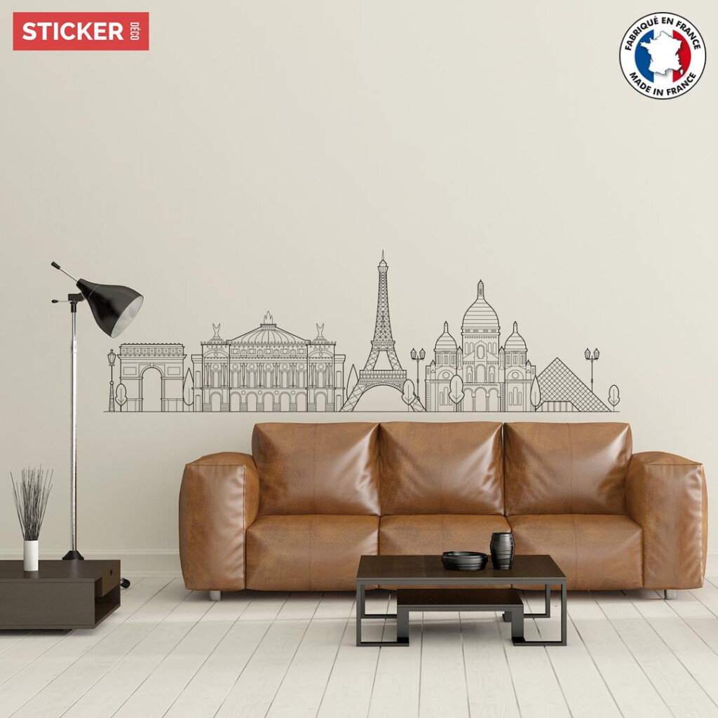 Sticker Ville Paris - Stickers Paris - Autocollants | Stickerdeco.fr