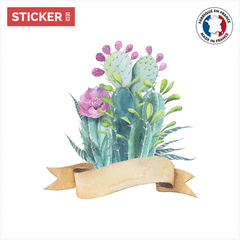 Sticker Cactus | Autocollants | Stickerdeco.fr