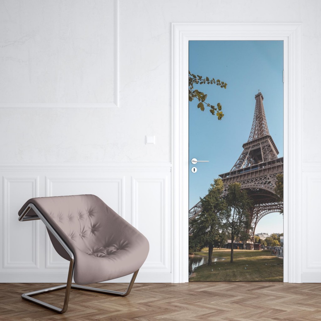Sticker Porte Tour Eiffel | Stickers Portes | StickerDeco.fr