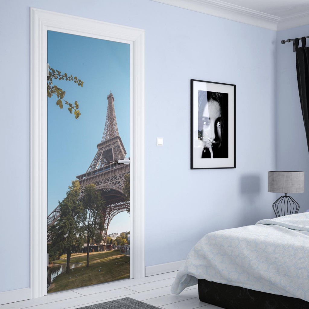 Sticker Porte Tour Eiffel | Stickers Portes | StickerDeco.fr