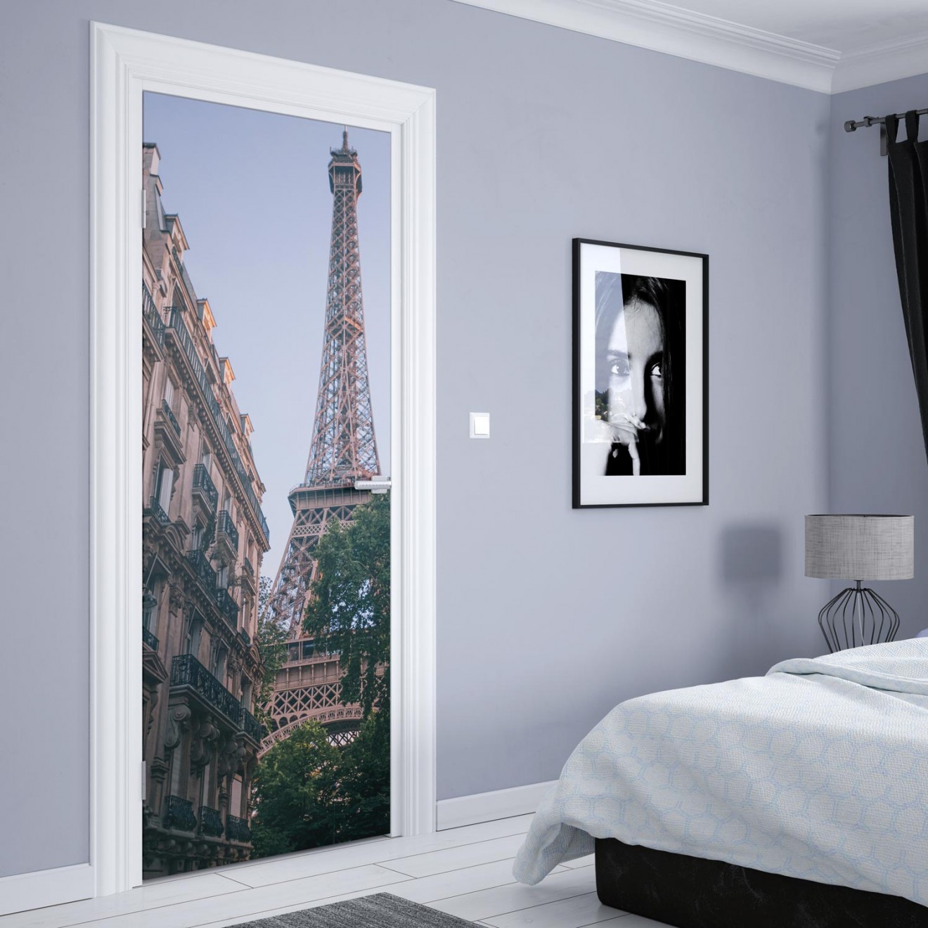 Sticker Paris Esquisse - Stickers Paris Tour Eiffel | Stickerdeco.fr