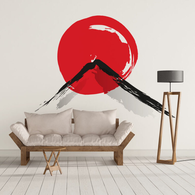 Sticker Japon Mont Fuji - Monuments Japon - Stickerdeco.fr