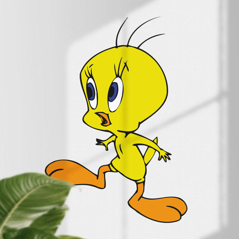 Sticker Titi Afraid - Stickers Dessins Animées - Stickerdeco.fr